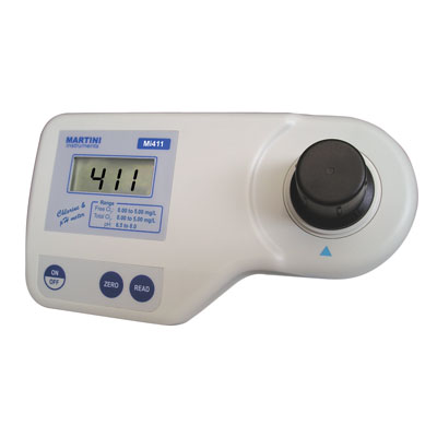 Milwaukee Mi411 pH & Free/Total Cl2 Photometer Kit