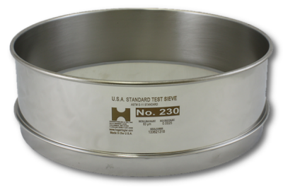 6677 - 12" Test Sieve, No. 100 Mesh, Full Height, Stainless Frame ...