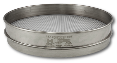 9010 - 12" Test Sieve, No. 140 Mesh, Intermediate Height, Stainless ...