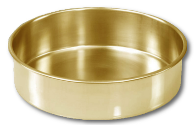 8481 - 8" Brass - Full Height Bottom Pan - Hogentogler.com